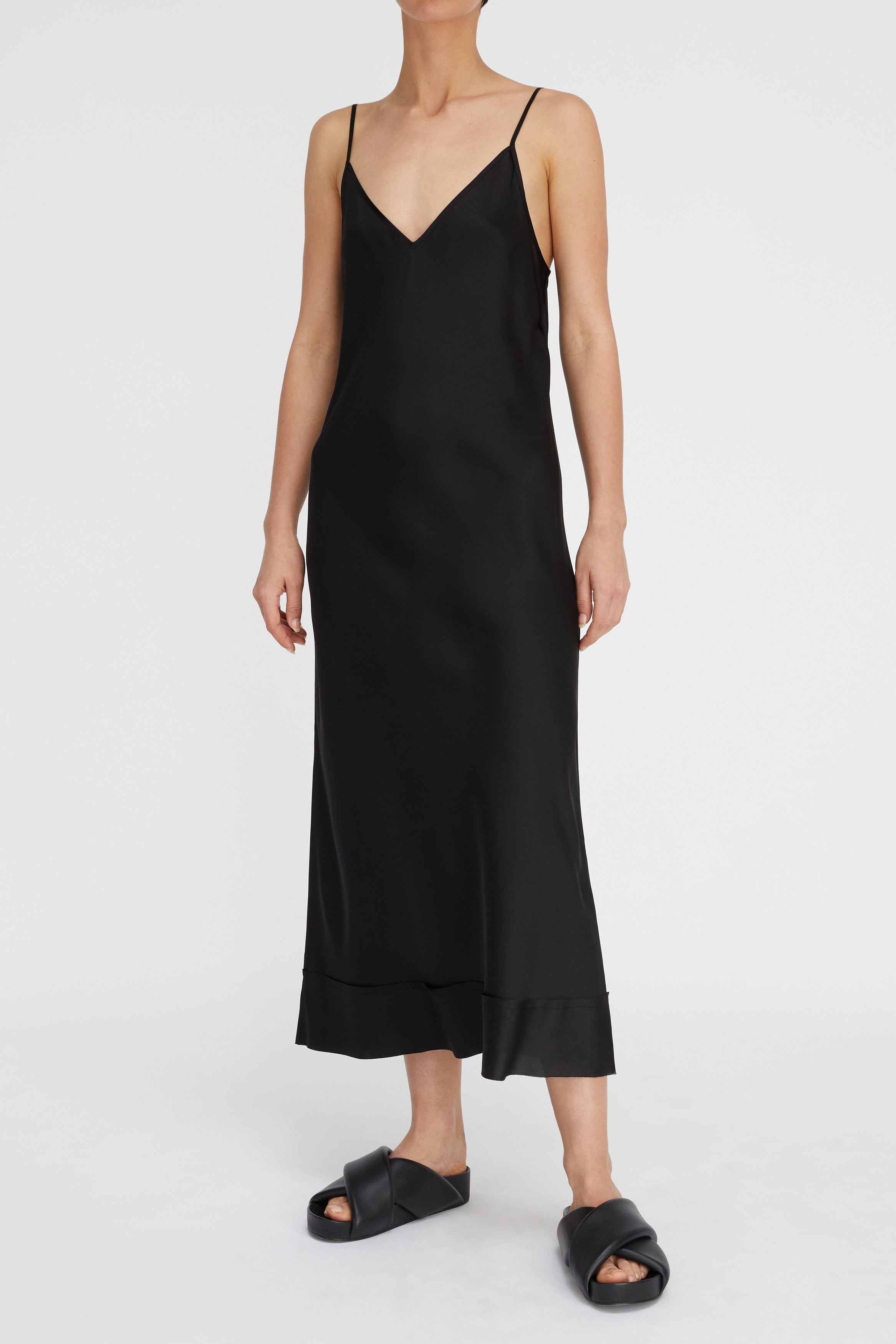 Shop the Stella Silk Satin Slip Dress by Lee Mathews – Lee Mathews